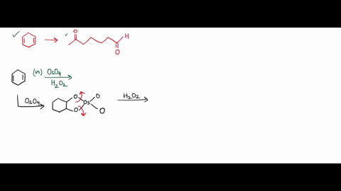 From the choices provided below list the reagents order that...