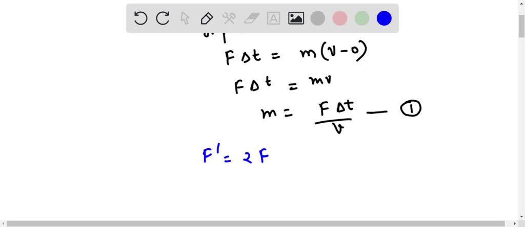 You push an object, initially at rest; across a frictionless floor with a constant force for a ...