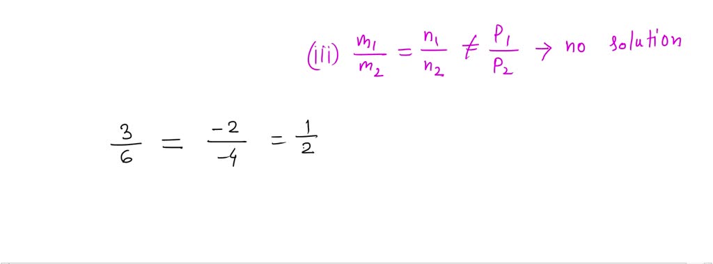 SOLVED: What test on b1 and b2 decides whether these two equations ...