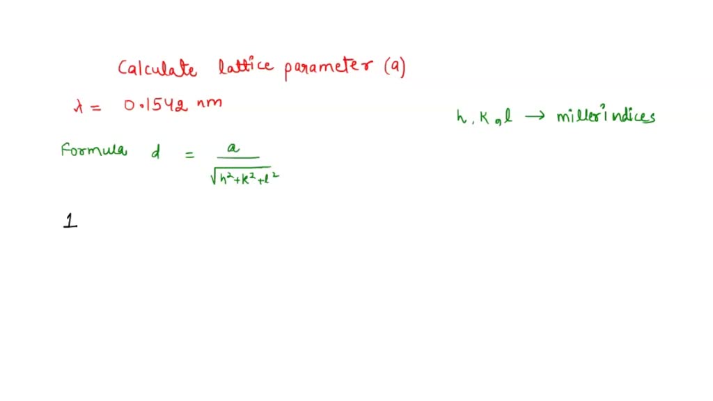 SOLVED: Use the x-ray structure factor Fhkl to derive the following ...