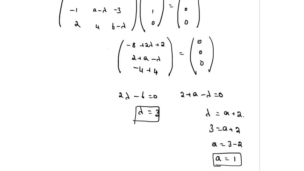 SOLVED: 2. Let and B (a) Find the eigenvalues and eigenvectors of the matrix A. (8 Marks) (b ...