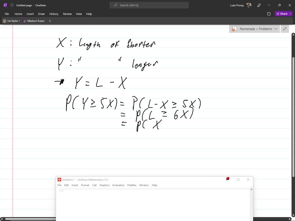 SOLVED: Reset Q 13. A piece of string is cut into 2 pieces at a point ...