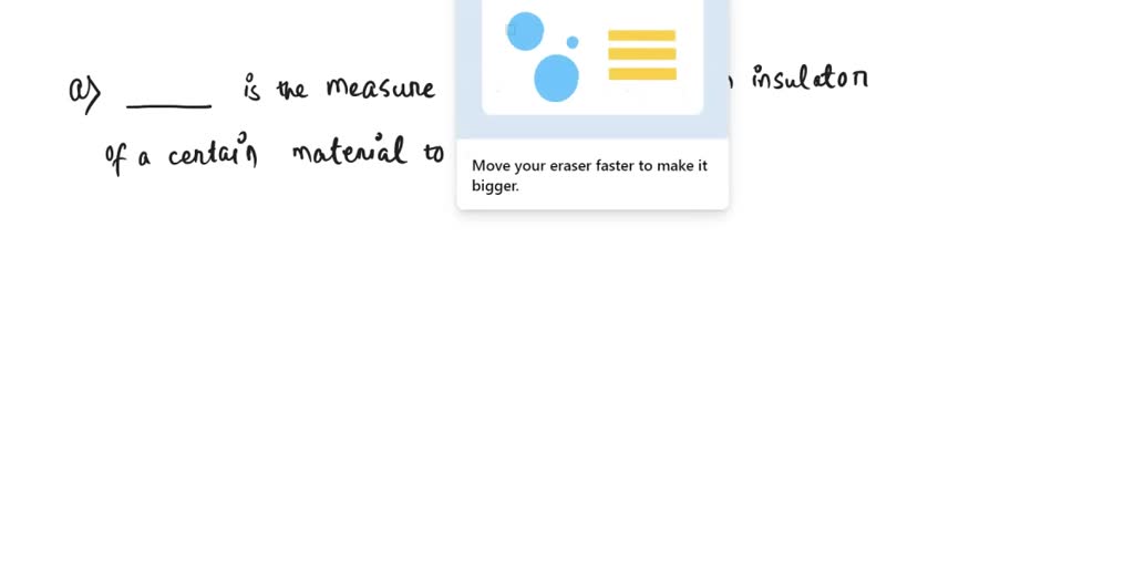 SOLVED: a) Is the measure of the ability of an insulator of a certain ...