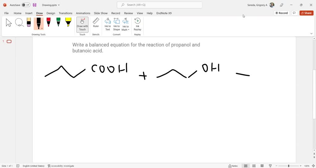 SOLVED: Wrte balanced chemica equation for the reaction that occurs ...