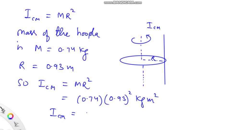 SOLVED: The motion of spinning a hula hoop around one's hips can be ...