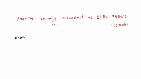 Assign as many peaks as you can in the mass spectrum of...