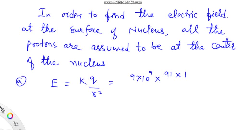 SOLVED: 'A certain atom has 91 protons Assume that the nucleus is a ...