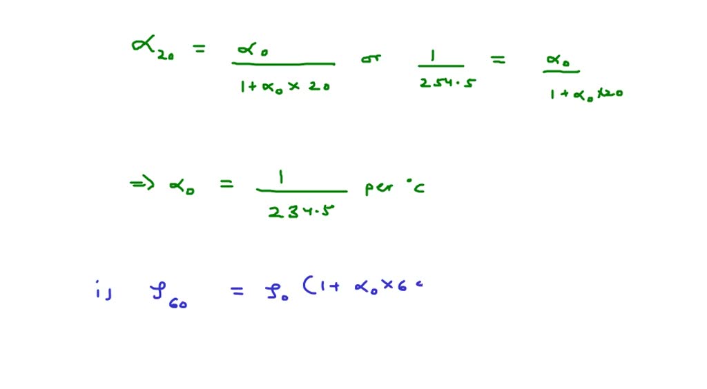 SOLVED: Temperature Coefficient Example What is the difference between ...