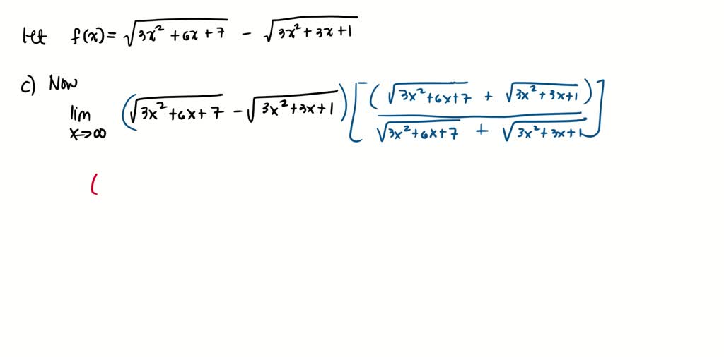 (a) Use a graph of f(x) 3x2 + 6x + 9 3x2 + 3x + 2 to estimate the value ...