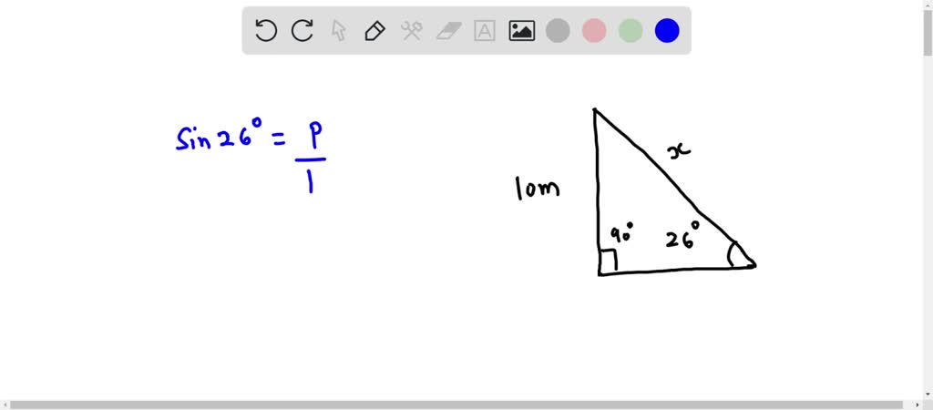 SOLVED: The angle of elevation from the bottom of a slide is 26°. the ...