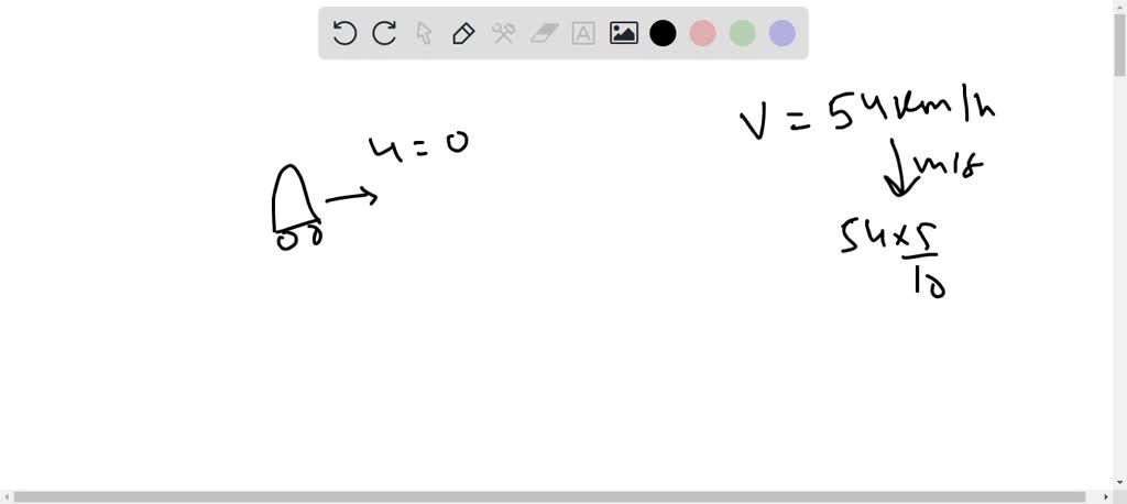 SOLVED: A car start from rest and acquire a velocity of 54 km/h in 2 ...