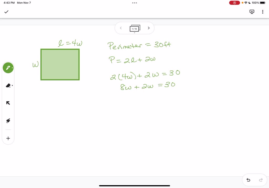 The perimeter of a rectangular wooden deck is 90 feet the decks length ...