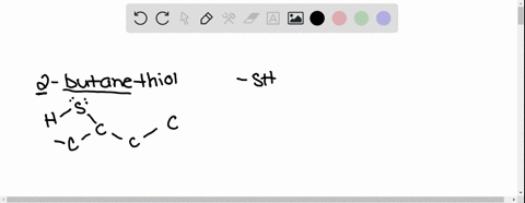 write the lewis structure and skeletal line structure for 2 hexanethiol ...