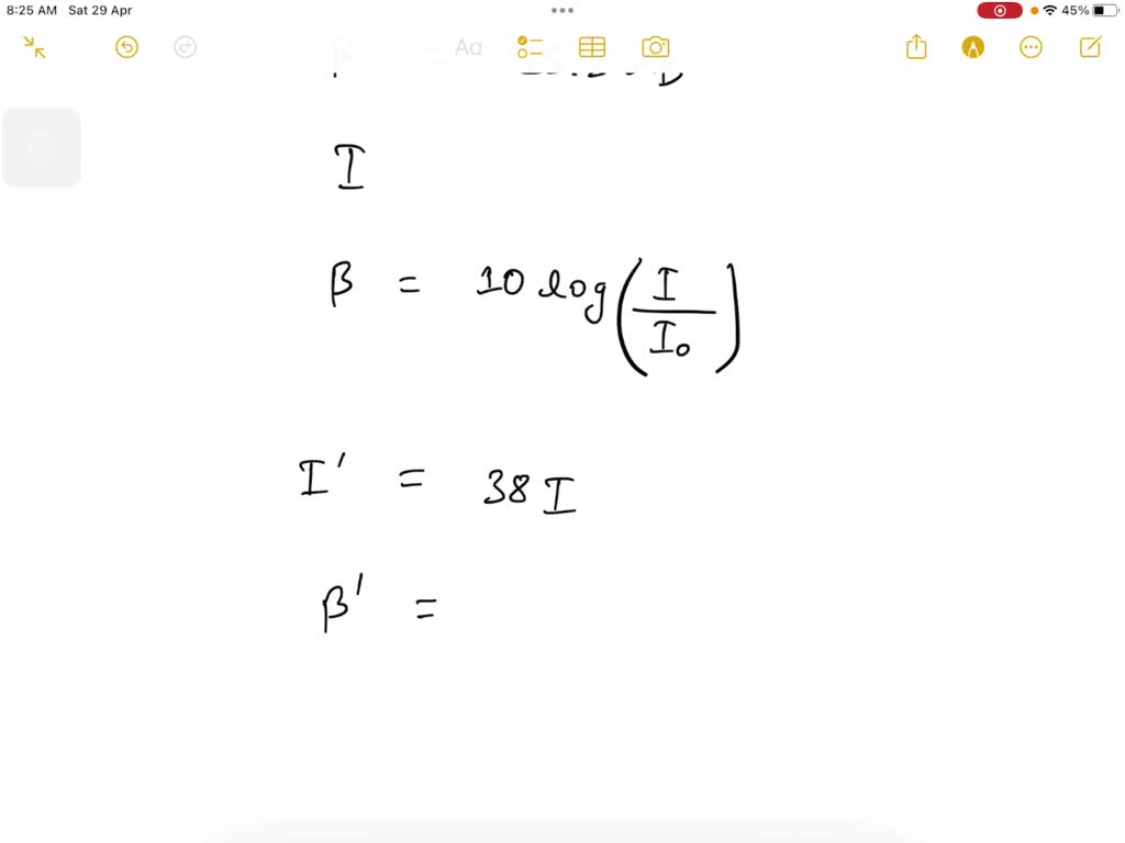 SOLVED: The sound intensity level of an annoying mosquito is 15.2 dB. Calculate the sound ...