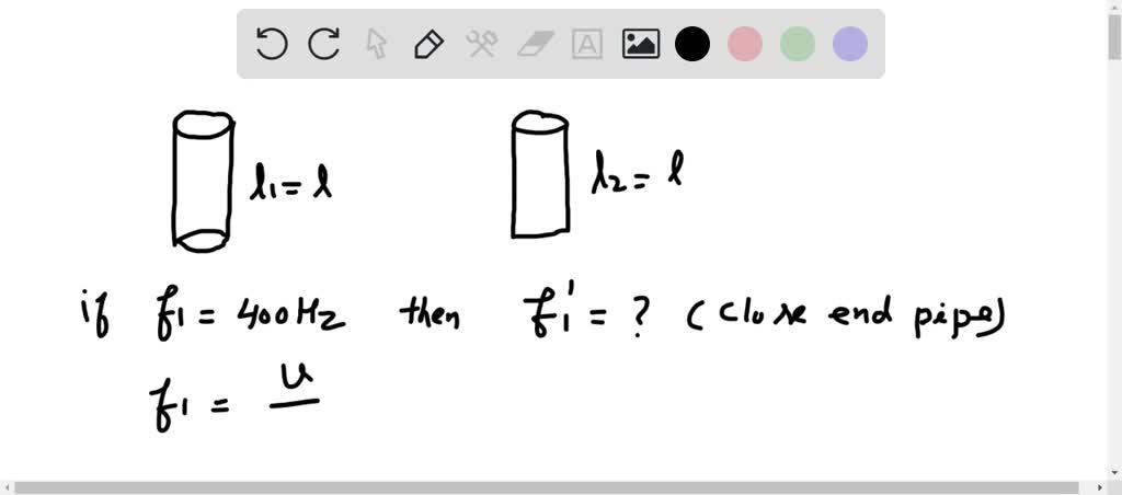 SOLVED: Consider two pipes of the same length. One is open at both ends (“open” pipe) and the ...