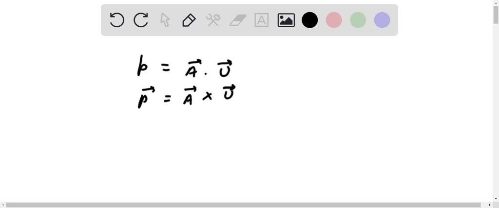 SOLVED: An unknown vector can be determined if both its scalar and ...