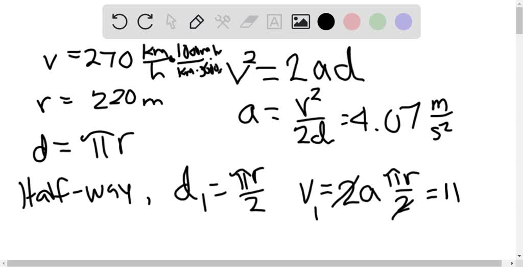 SOLVED: (II) A car at the Indianapolis 500 accelerates uniformly from ...