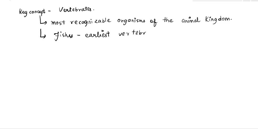 SOLVED: The first vertebrates to evolve were a. amphibians. d. reptiles ...