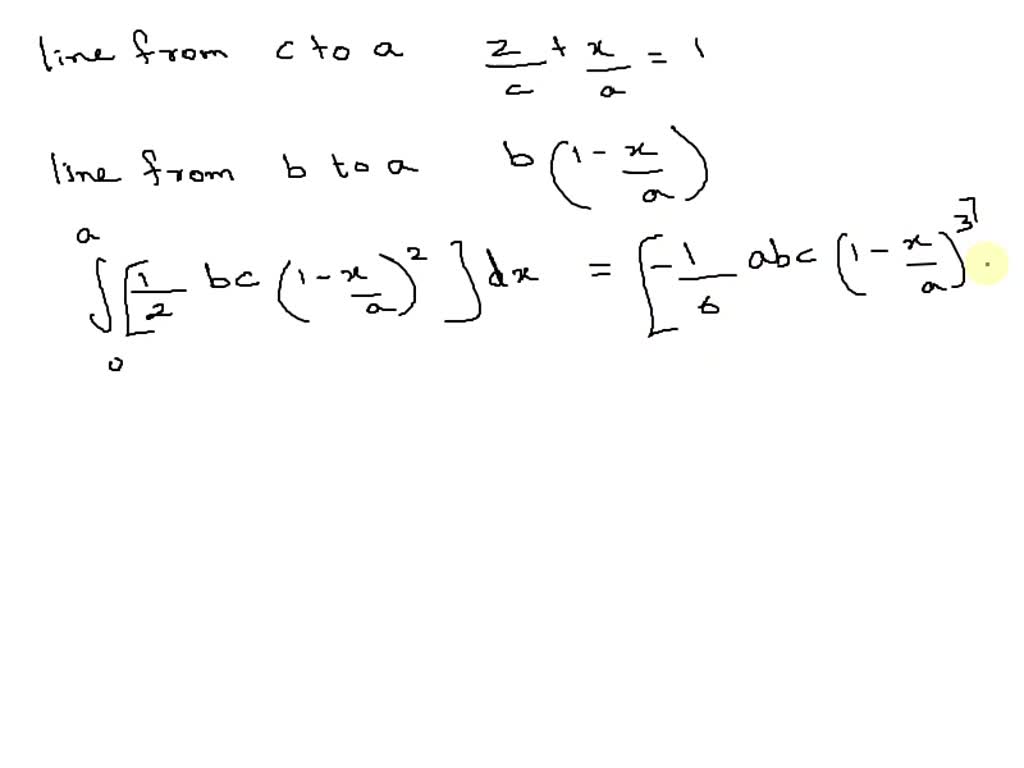 SOLVED: Find the volume of the wedge in the figure below by integrating ...