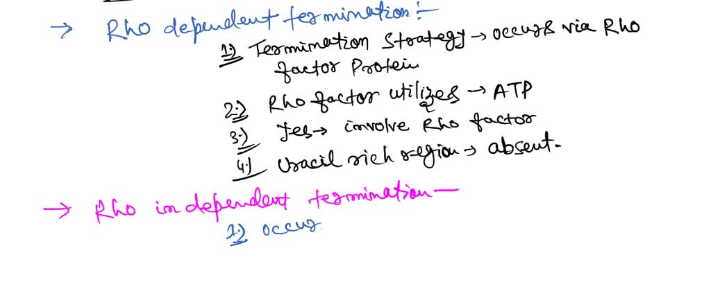 SOLVED: There are some significant differences between rho-dependent ...