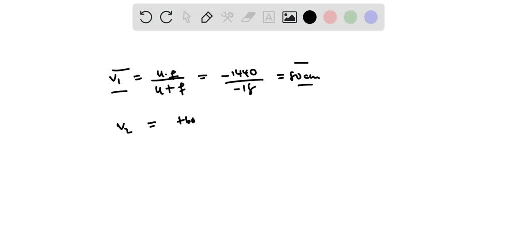 SOLVED: () Two thin converging lenses of the focal lengths 30 cm and 40 ...