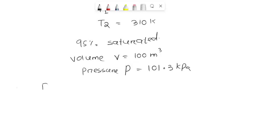 SOLVED: Fresh air with a dew point of 290 K is used in an adiabatic ...