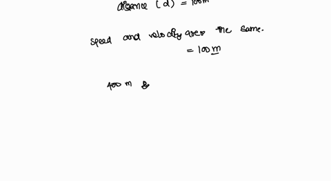 a 100 meter sprint is a race using only the straight side of a ...