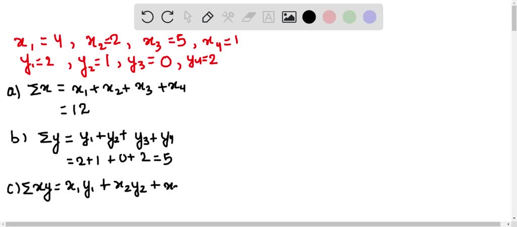 Solved Using The Data Table Below Calculate The Values For The Following Expressions Note