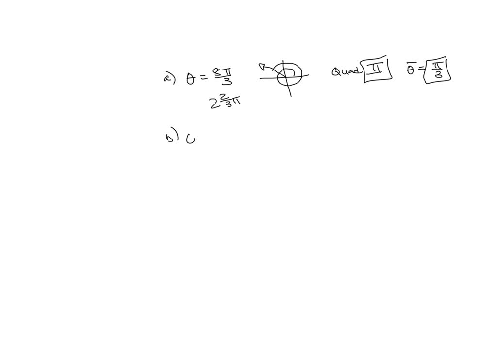SOLVED: point) For each angle below; determine the quadrant in which the terminal side of the ...