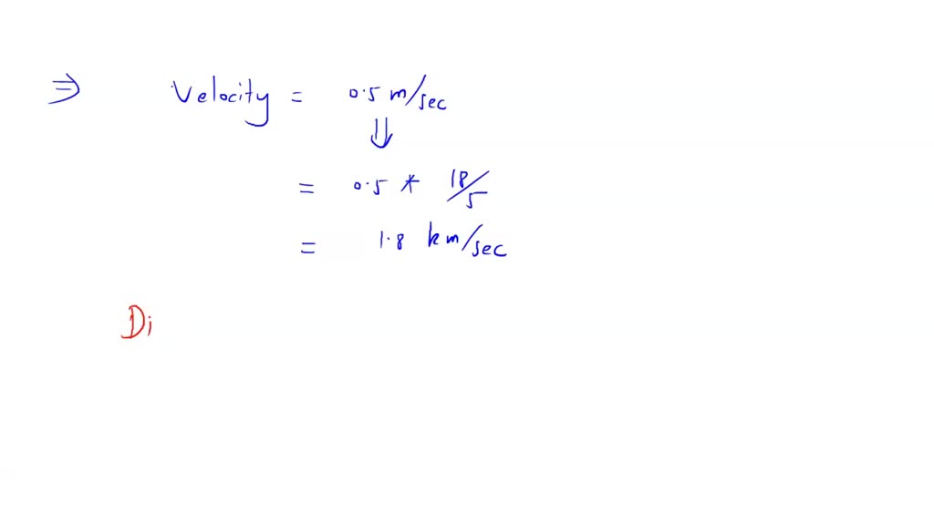 If an object travels at 0.5 meters per second, how many kilometers does ...