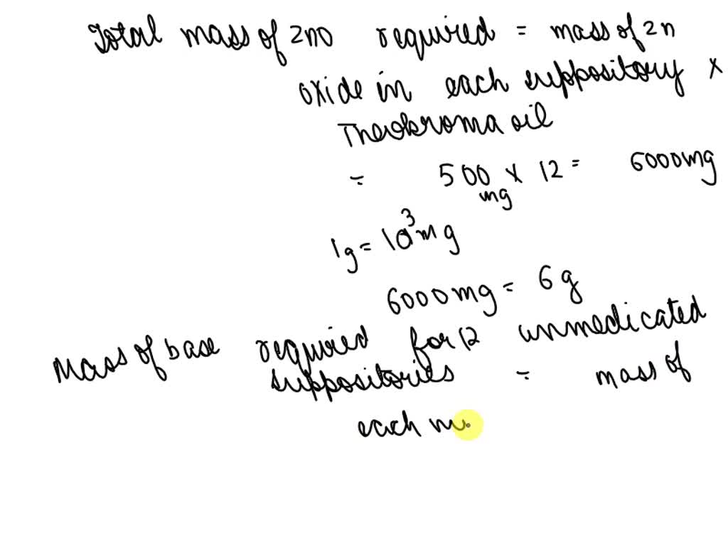 SOLVED: The displacement value of Zinc Oxide is 4.7. Calculate the ...