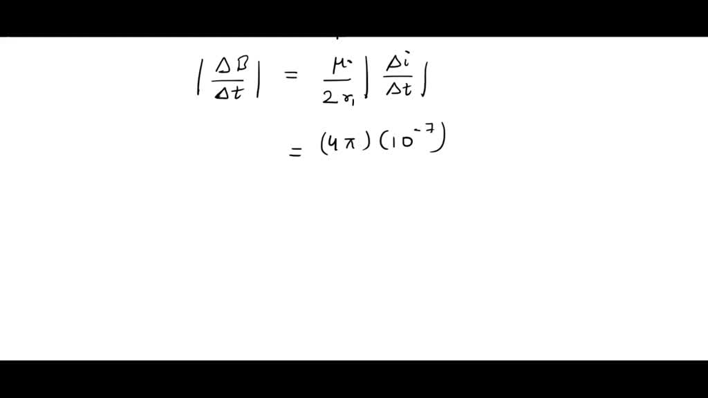 SOLVED: A small, 2.00-mm-diameter circular loop with a radius of 1.00 mm is at the center of a ...
