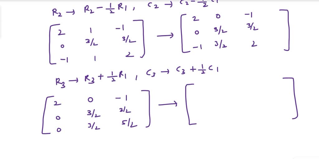 SOLVED: Reduce the following quadratic form to canonical form by using orthogonal transformation ...