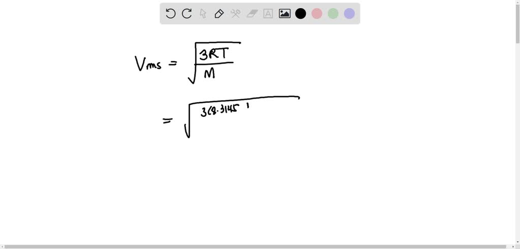 SOLVED: Calculate the rms speed of an oxygen gas molecule, O2, at 31.0 ∘C.