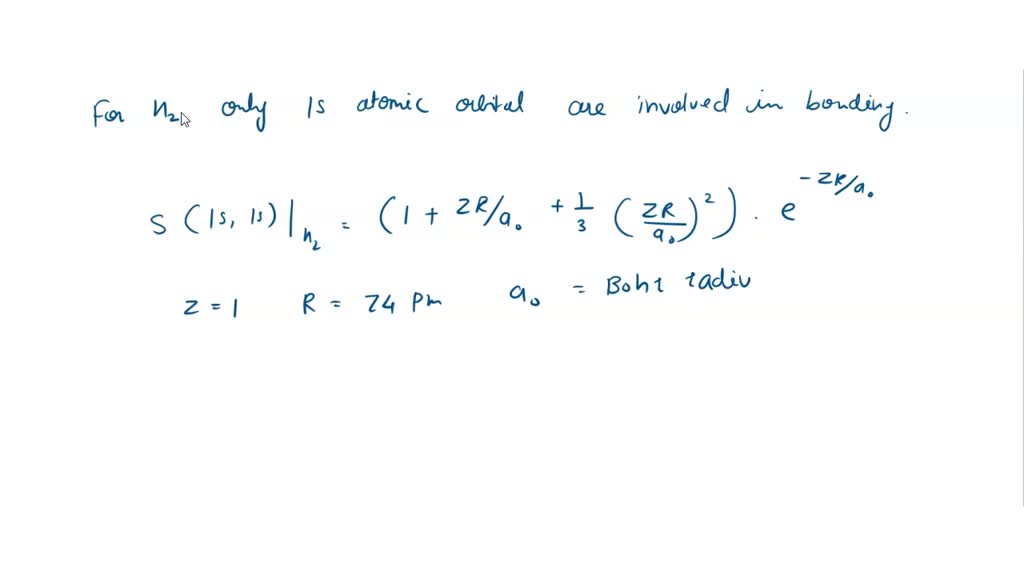 Solved Table 9c 1 Overlap Integrals Between Hydrogenic Orbitals