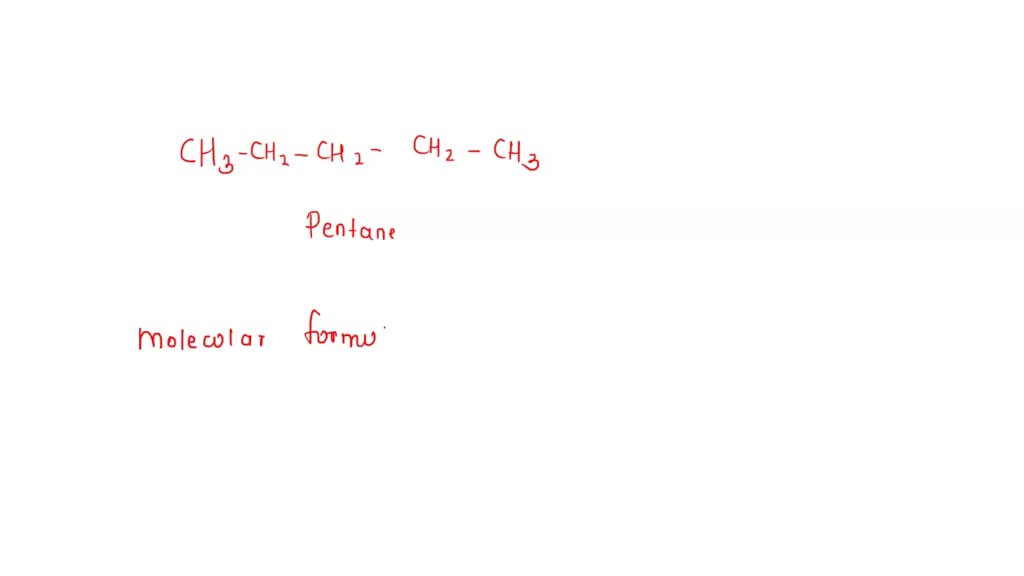 SOLVED: The compounds pentane and 2-methylbutane would be expected to ...