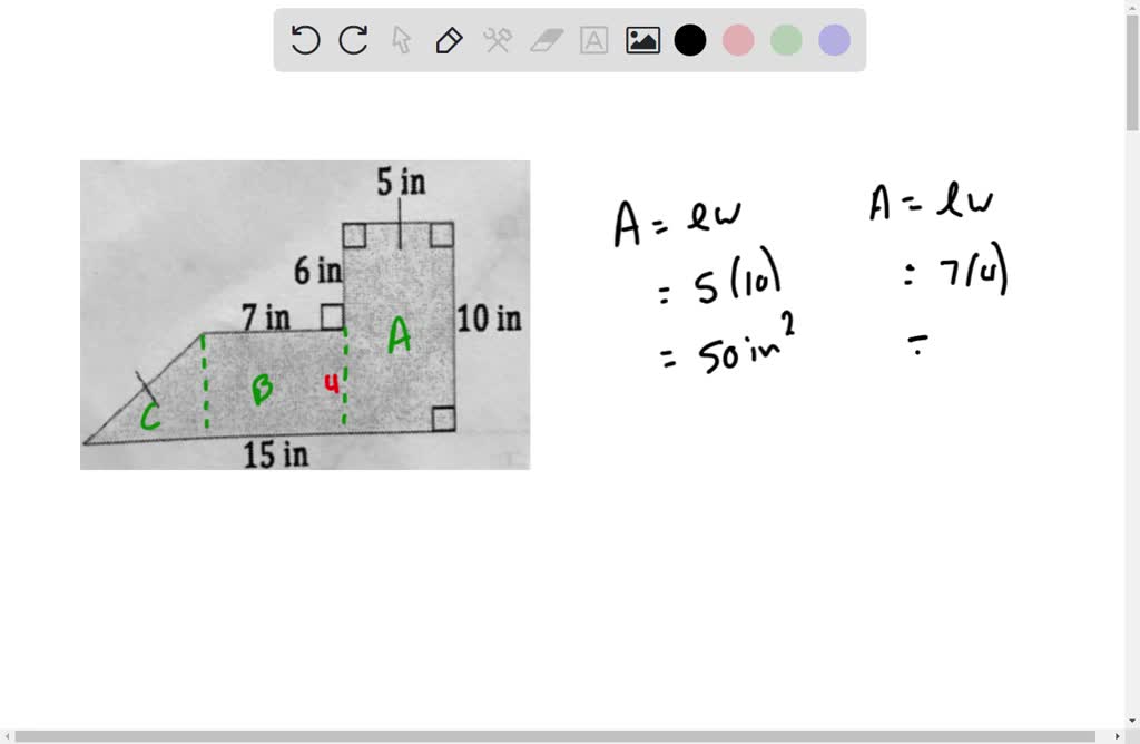 SOLVED: 'The figure consists of a quarter circle and a parallelogram ...