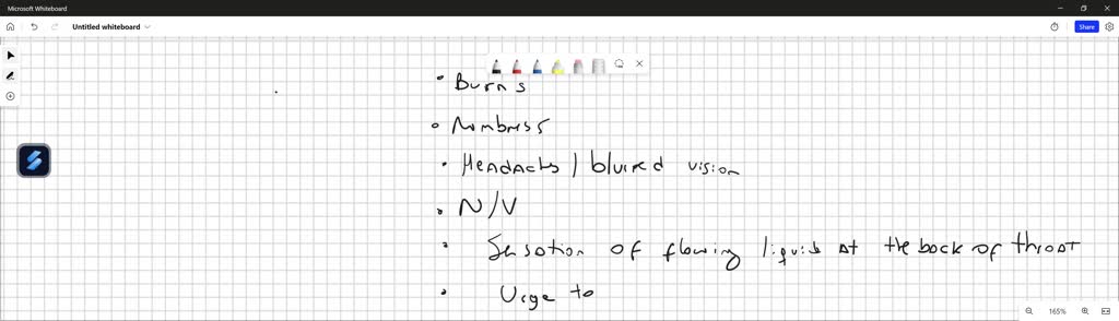SOLVED: The following three phases, First; Nausea, vomiting, diarrhea ...