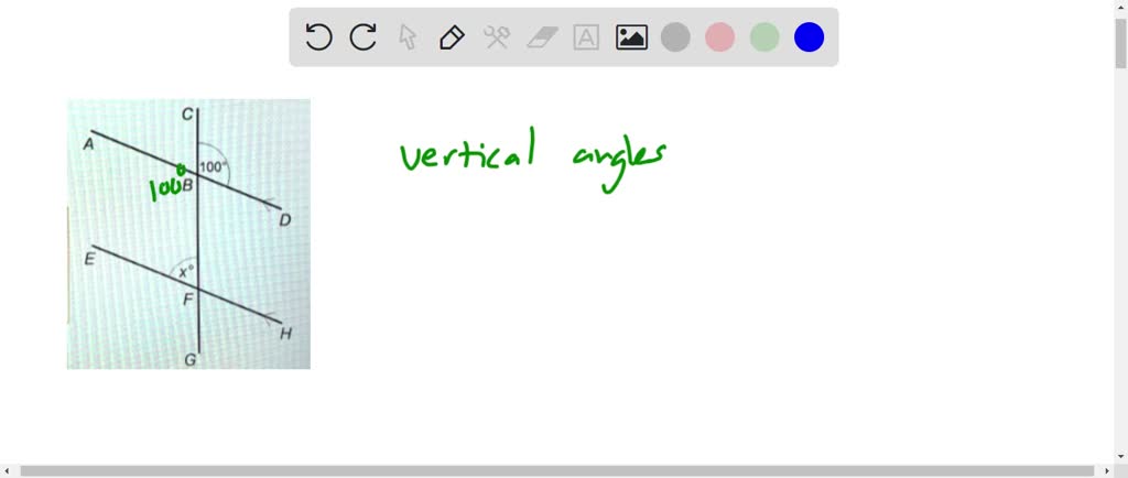 SOLVED: a) Work out the size of angle x. 100Â° B b) Give reasons for ...