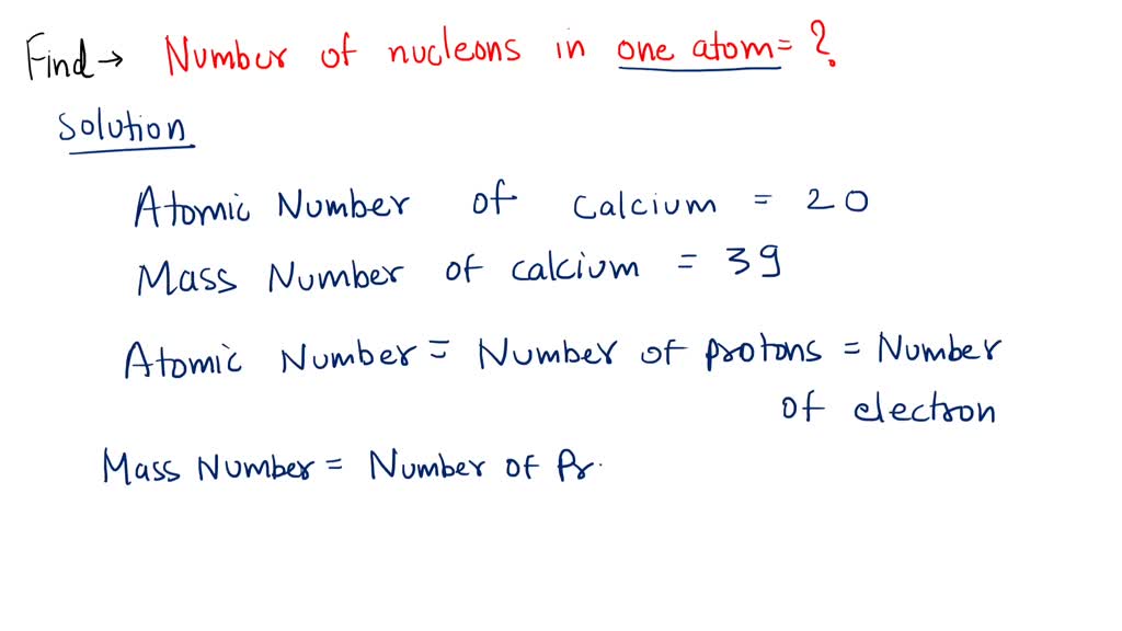 The atomic number and mass number for calcium 39 are 20 and 39 ... The atomic number and mass number for calcium 39 are 20 and 39 ...
