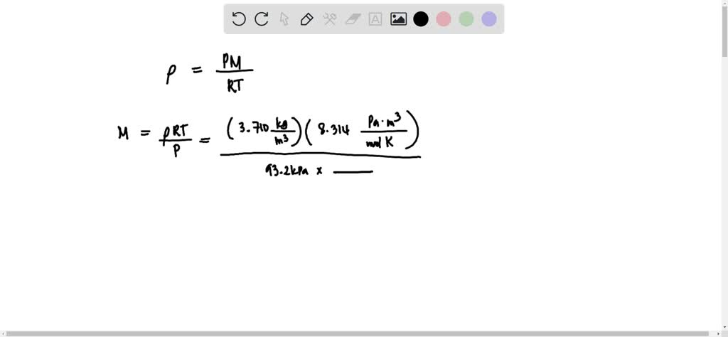 SOLVED: At 500 Â°C and 93.2 kPa, the mass density of sulfur vapor is 3. ...