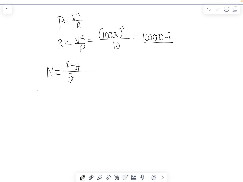 SOLVED: Obtain the number of 2-watt resistors and their resistance values needed to yield an ...