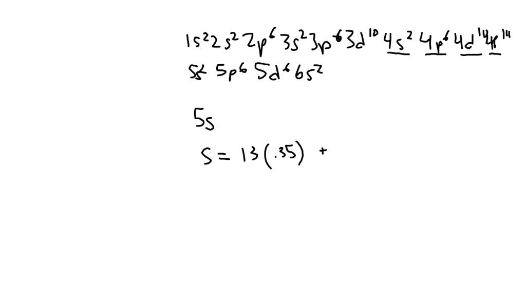 SOLVED: Using slater's rule, calculate the effective nuclear charge of ...