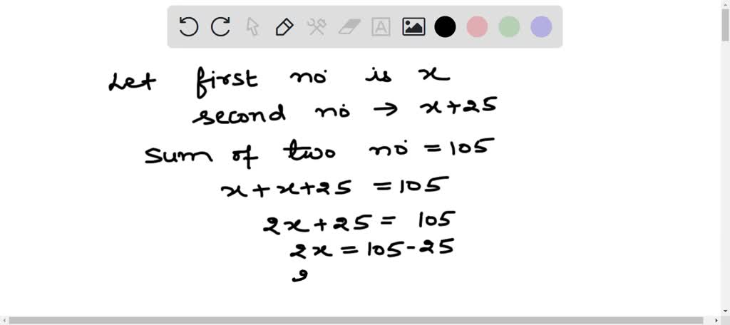 Mark wrote a riddle: A negative number is 2/5 of another negative number. If the sum the two ...