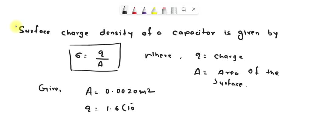 Two parallel circular plates, each with a radius and carrying equal ...