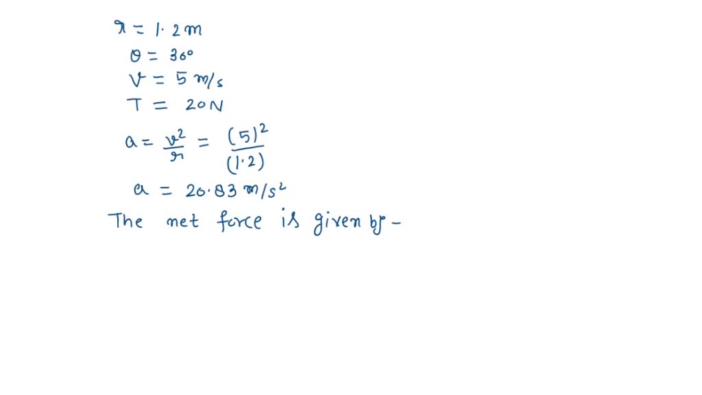 Solved An Object Attached To The End Of A String Swings In A Vertical Circle R 12 M As