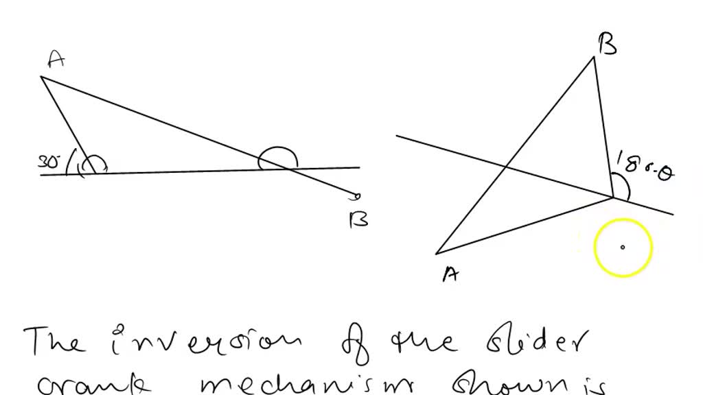 SOLVED: Q4 -(30 points) For the double-slider linkage in the posture shown, the angular velocity ...