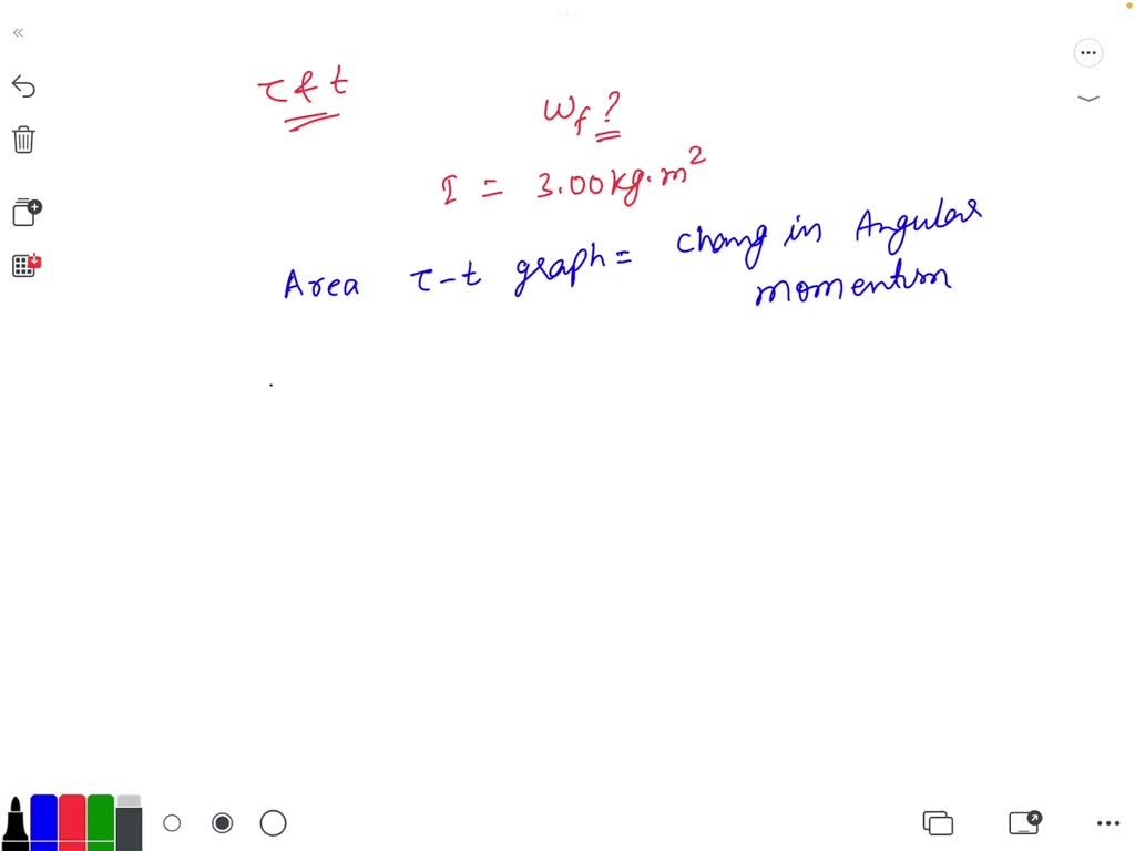 SOLVED: An object whose moment of inertia is 3.00 kgÂ·m^2 experiences the torque shown in the ...