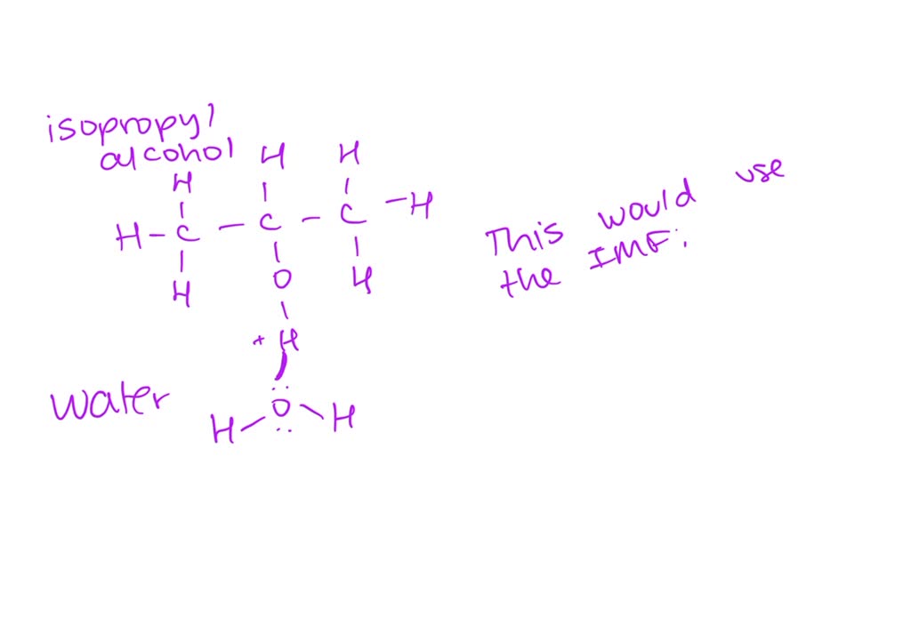 SOLVED: Some alcohols are quite soluble in water. For example ...