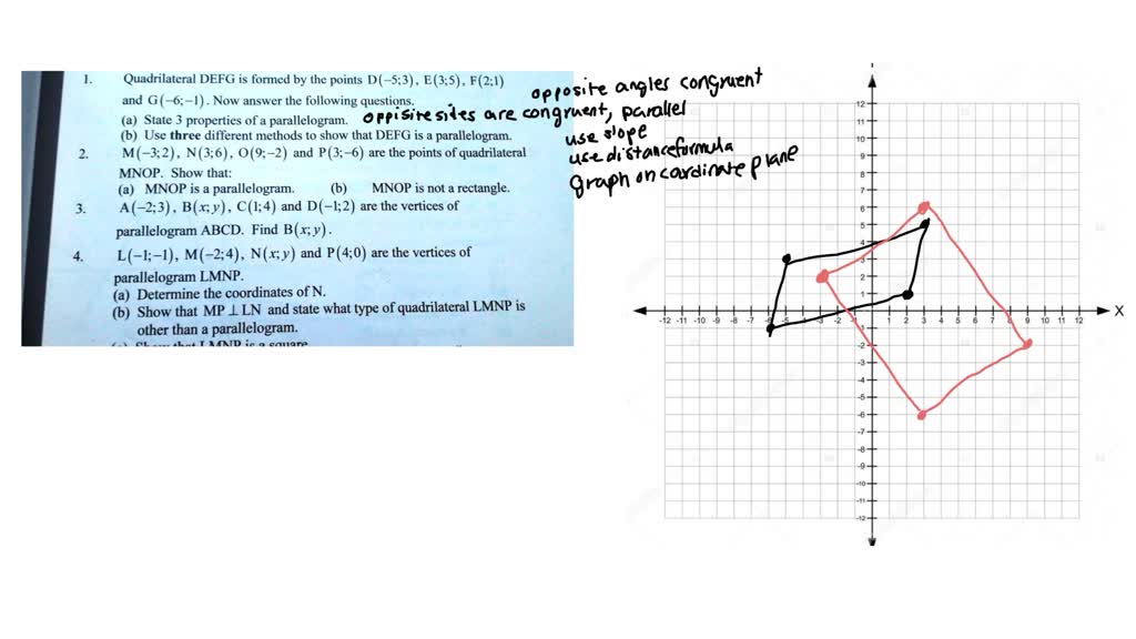 SOLVED: 2. Quadrilateral TUVW has its vertices at T(-2, 4), U(3, 3), V ...
